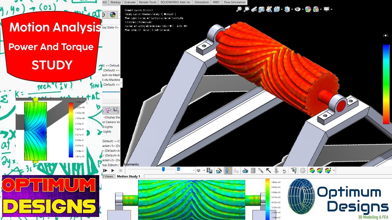 SolidWorks Tutorial ~ How to calculate Motor Torque and Power in # ...