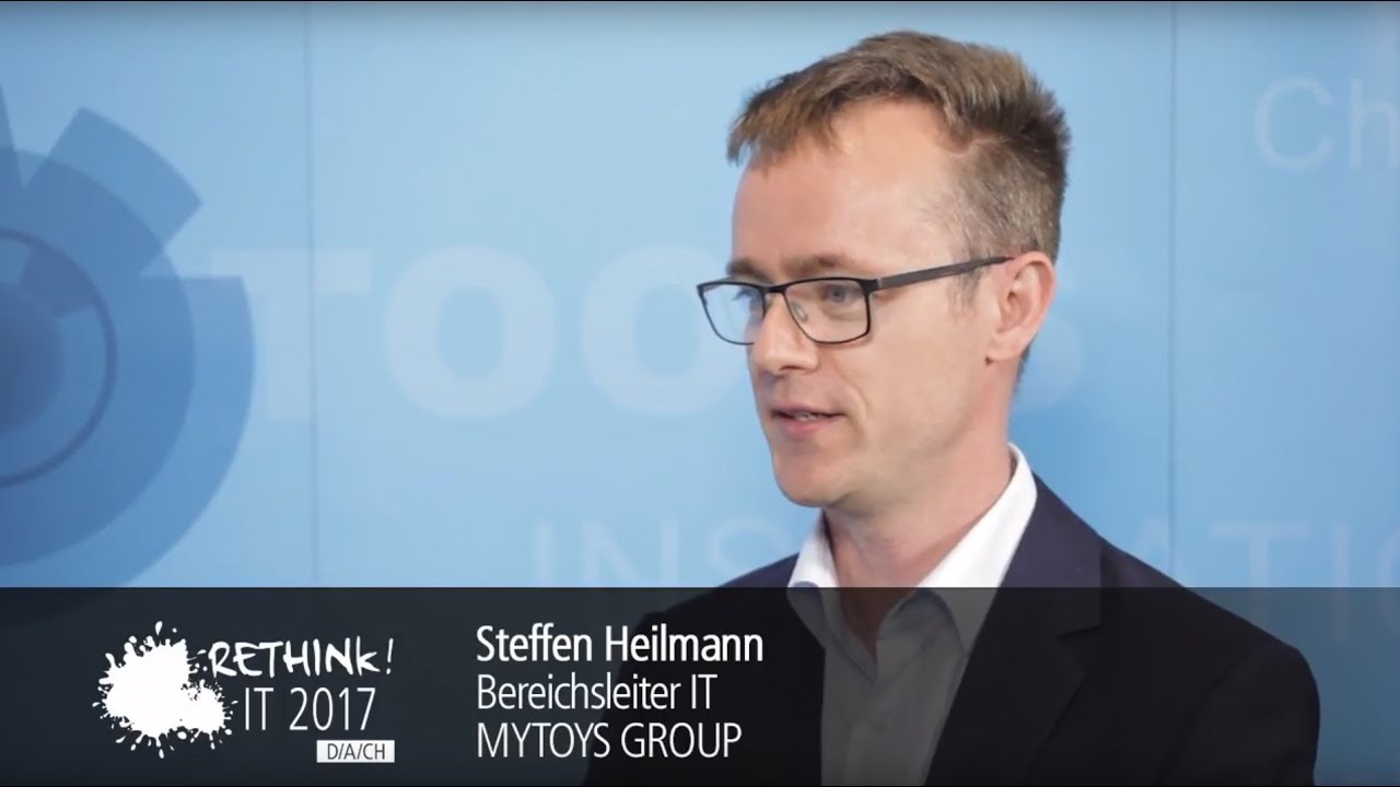 Rethink! IT 2017: Interview mit Steffen Heilmann, MYTOYS GROUP - YouTube