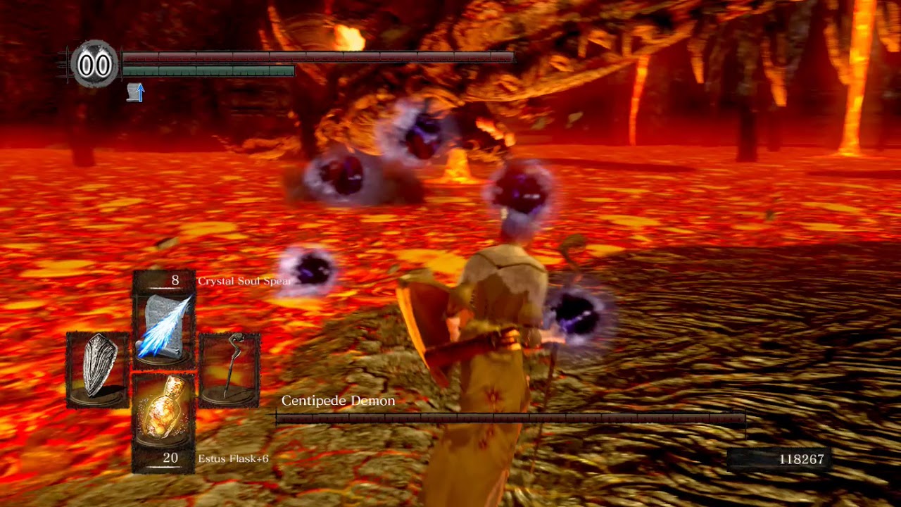 Dark souls Ultimate sorcerer Build Demon centipede - YouTube