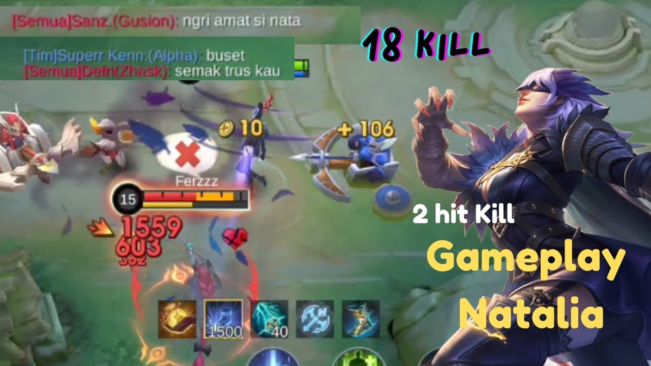 TIM BEBAN BANYAK BAC*T!!! - Gameplay Natalia | MLBB - YouTube