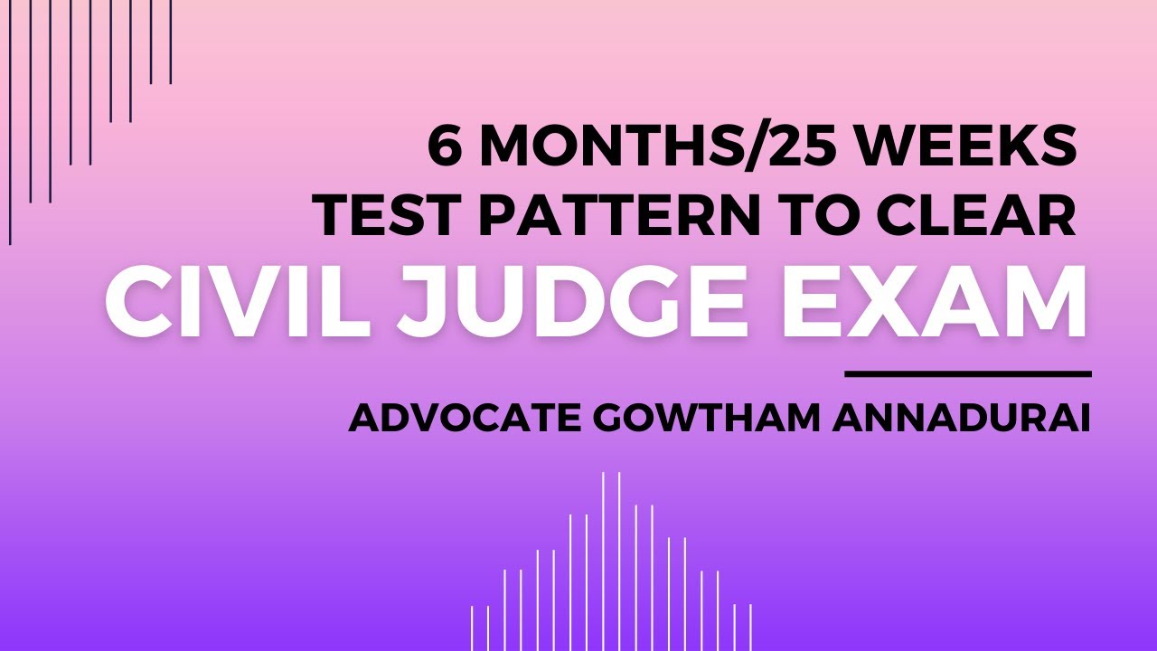 Judicial Exam Test Only Series - Syllabus Video - G's Law Coaching ...