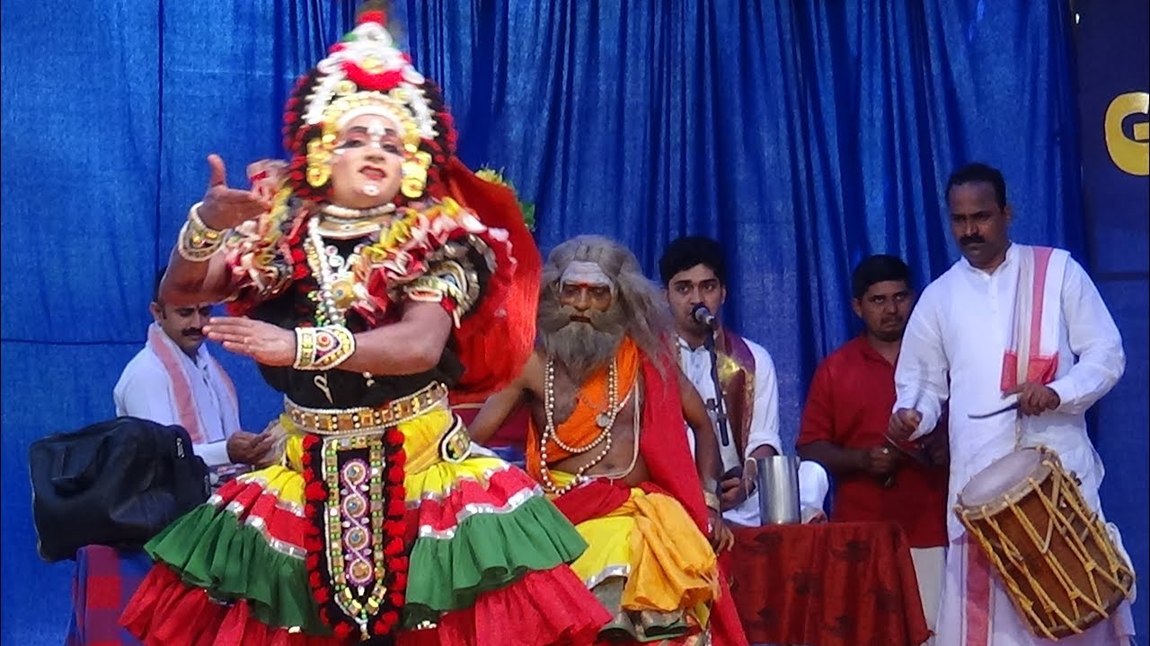 Yakshagana -- Manishada - 2 - Alike - Ujre-Adka - YouTube