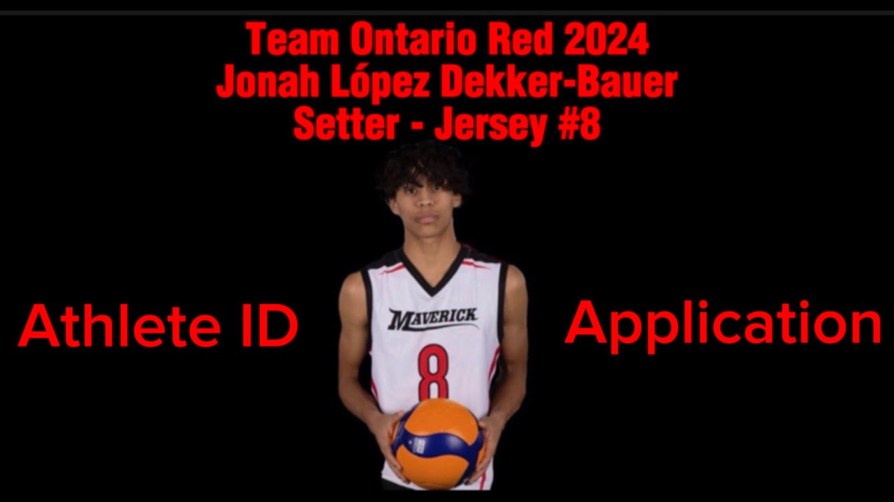 Team Ontario Red 2024 Athlete ID Movement Video - Jonah López D-B - YouTube