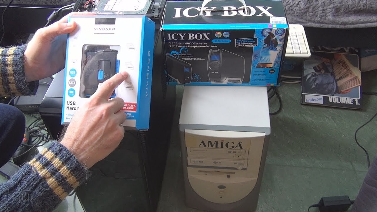 Unboxing and test Vivanco USB Harddisk Adapter - YouTube