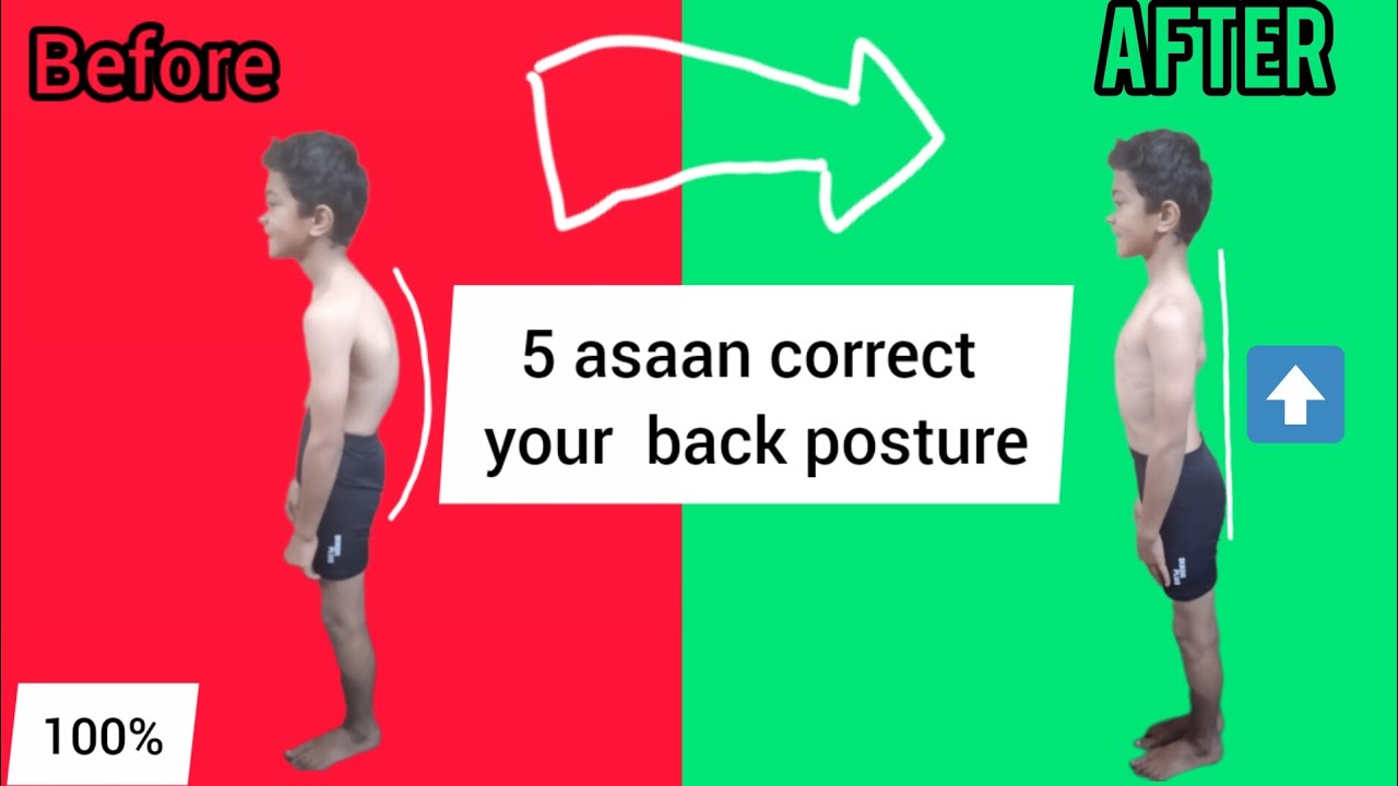 5 asana correct your back posture in 7 day 100%. fix it 👍 ( yoga with ...