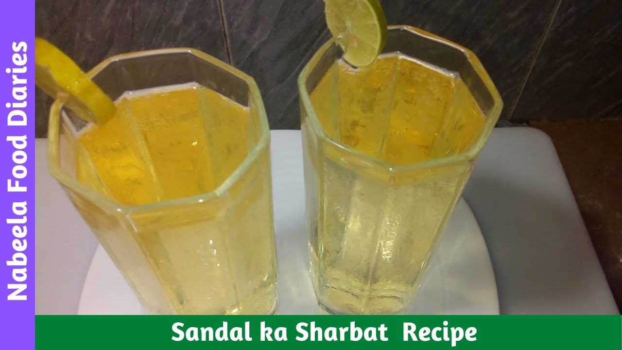 Sandal ka Sharbat Recipe | Sandal Syrup |Home Made Sharbat | Nabeela ...