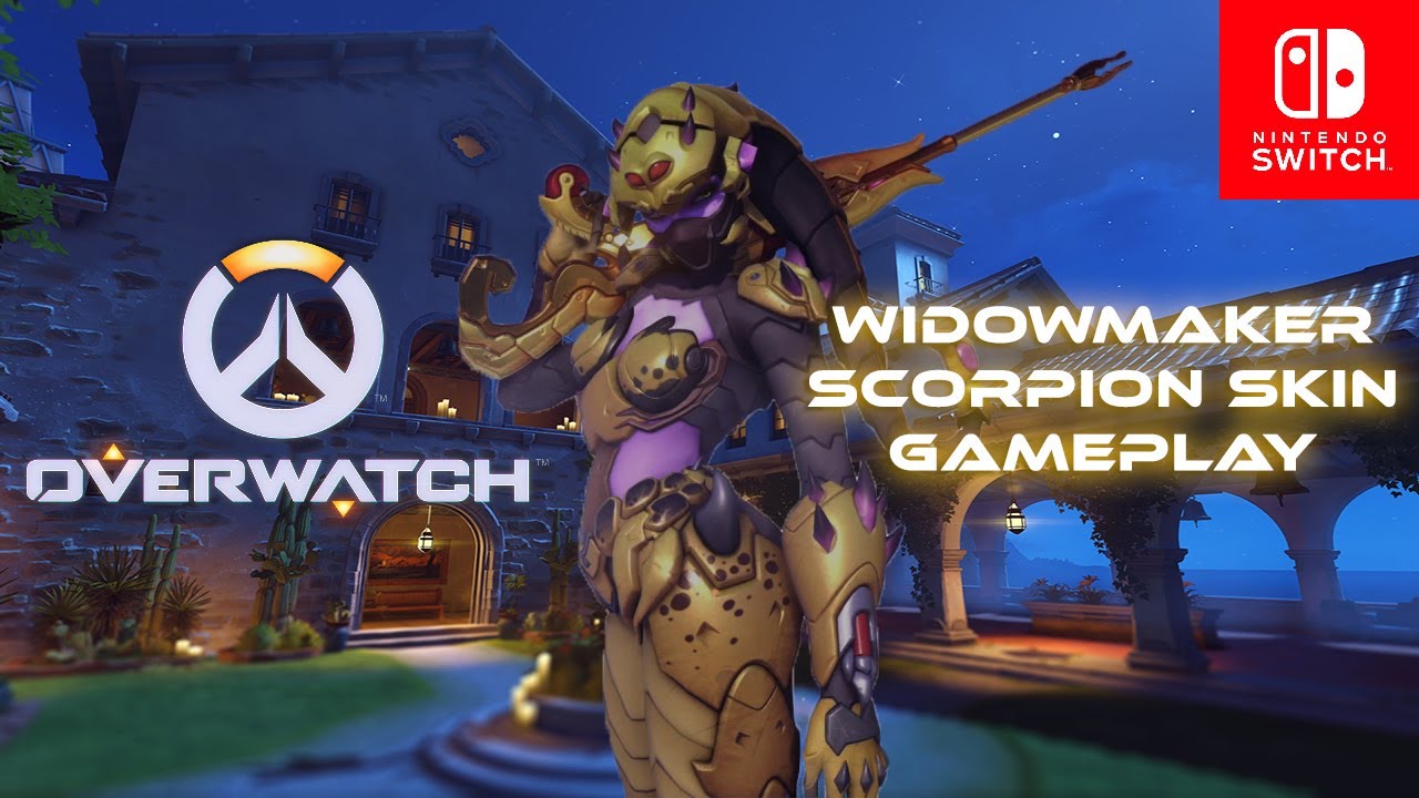 Overwatch Widowmaker Scorpion Skin Gameplay | Nintendo Switch - YouTube