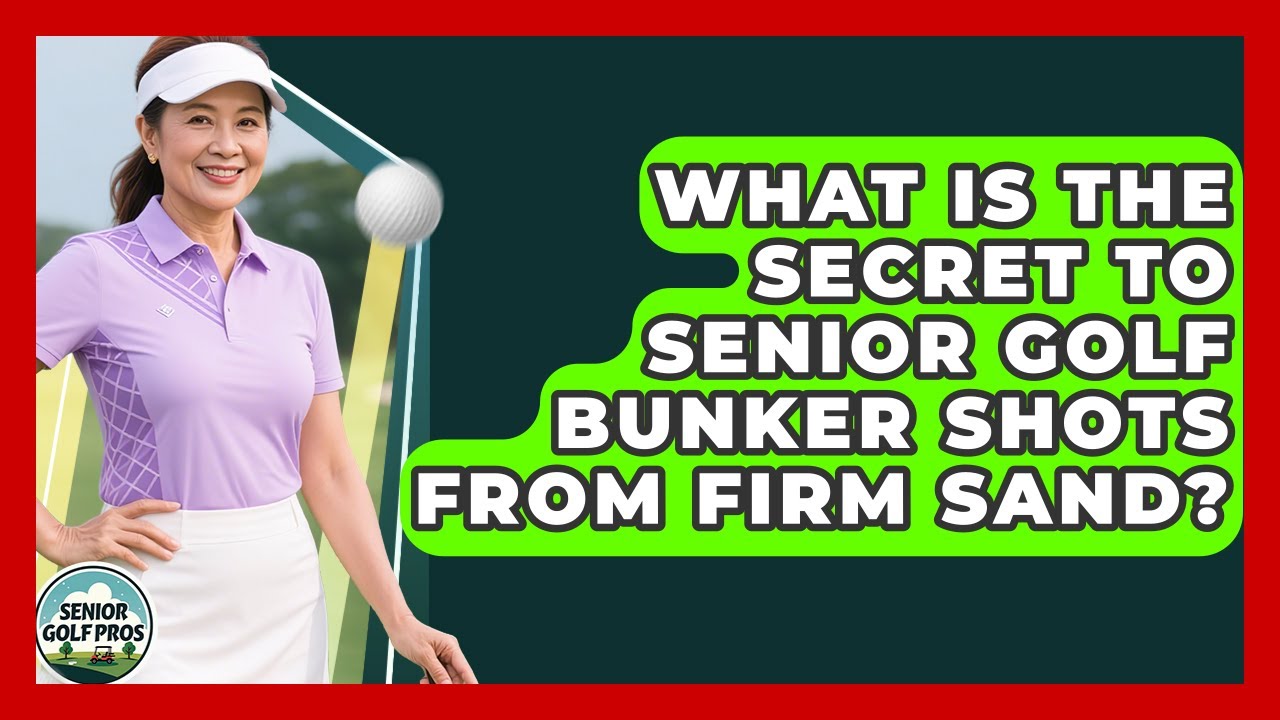 What Is The Secret To Senior Golf Bunker Shots From Firm Sand? - Senior ...