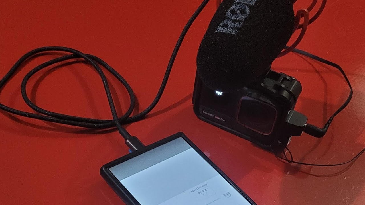 Rode Central android app settings with Rode videomic go ii on Insta360 ...