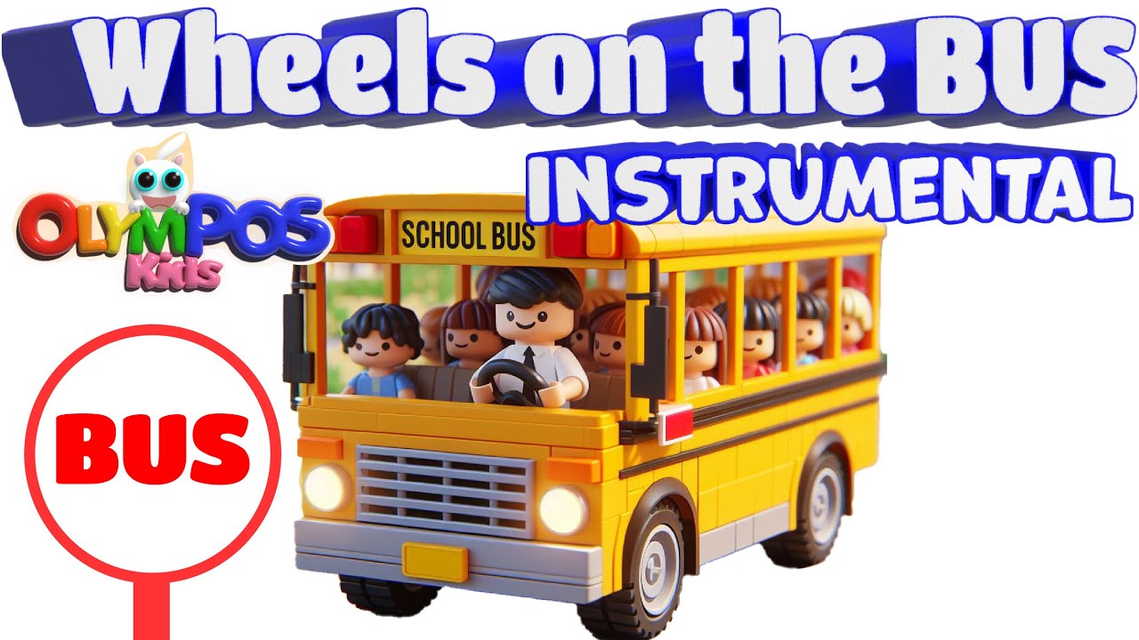 The Wheels on the Bus | instrumental karaoke | POPULAR NURSERY RHYMES ...