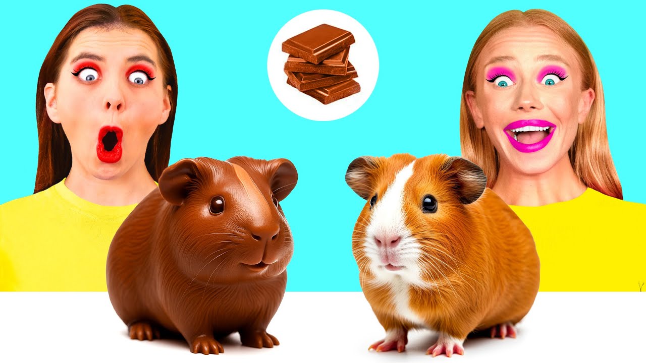 Desafio Comida Real vs Comida De Chocolate | Guerra na Cozinha por ...