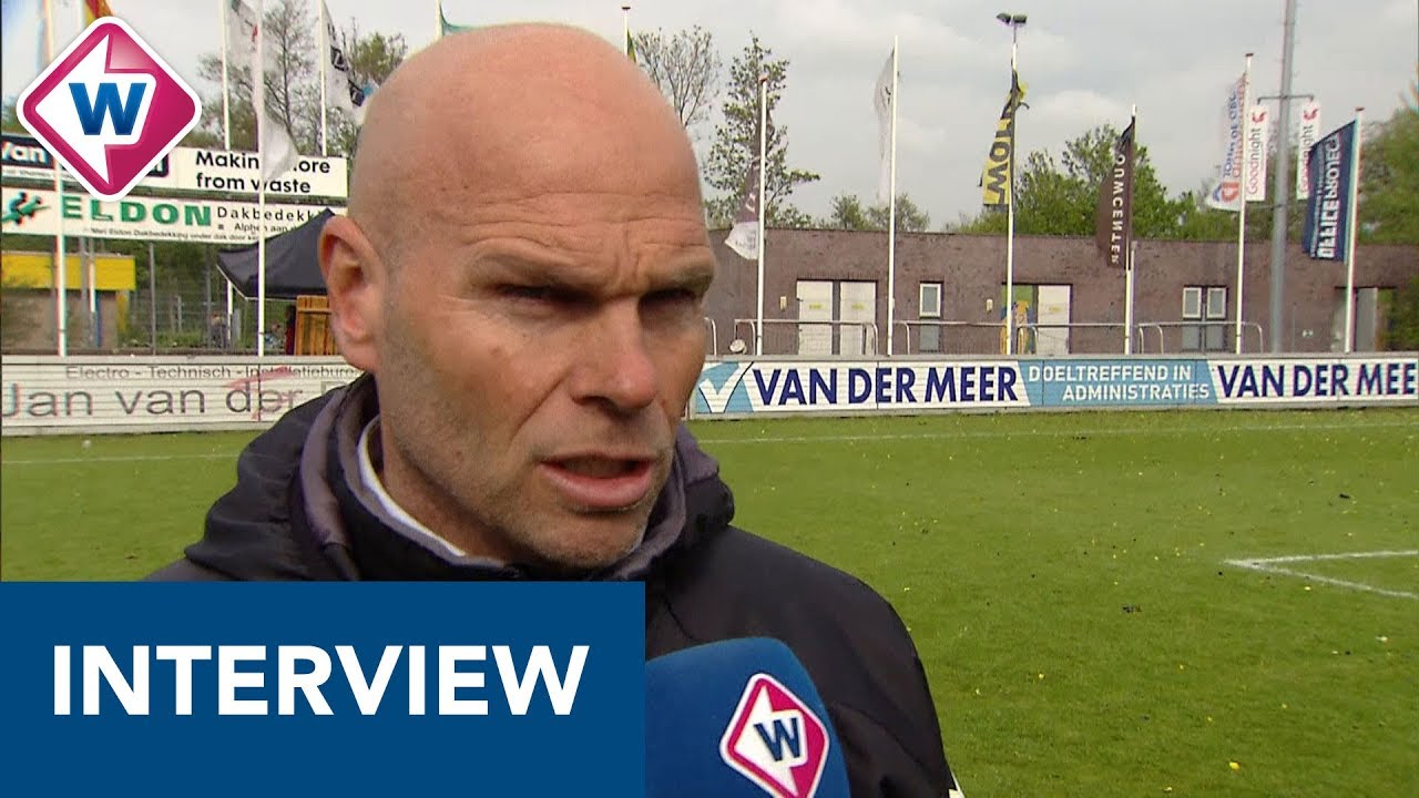 FC Lisse-coach Robbert de Ruiter na de winst op Rijnsburgse Boys - YouTube