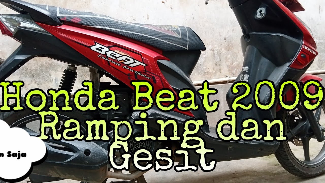 Honda Beat 2009 Merah - YouTube
