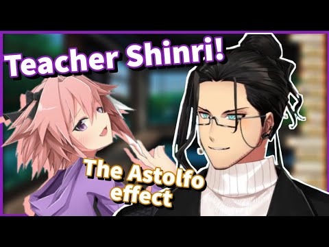 Shinri LOOKS like a TEACHER when he talks about the ASTOLFO EFFECT ...