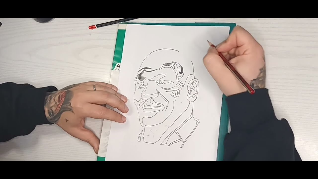 Mike Tyson drawing - YouTube