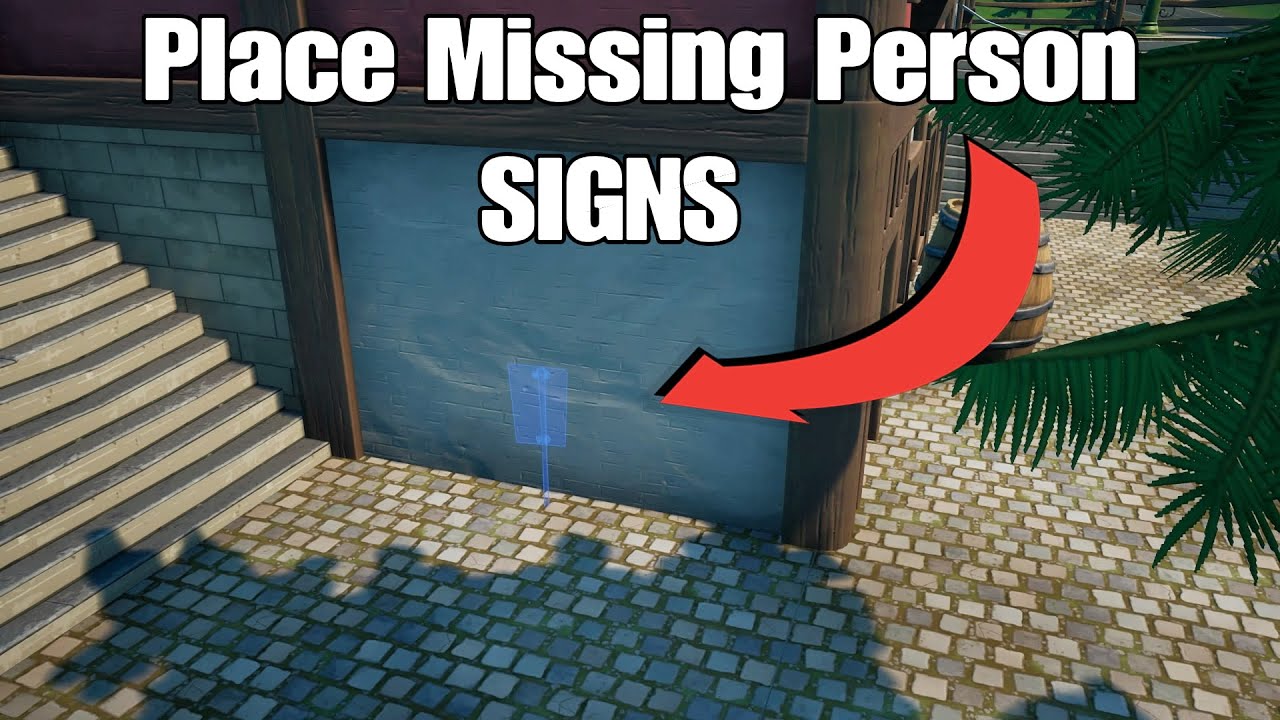 Where To Place Missing Person Signs - YouTube