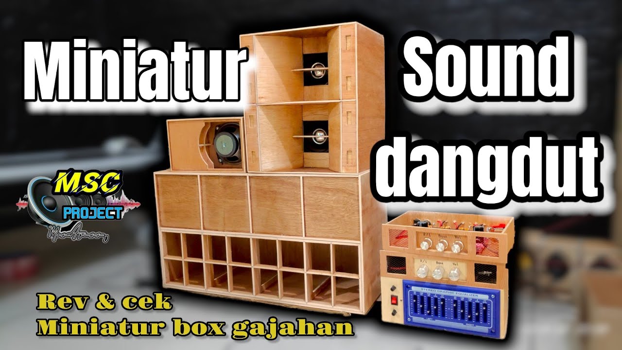 Bok ini khusus sound dangdut - Miniatur sound system #ramayana #dhehan ...