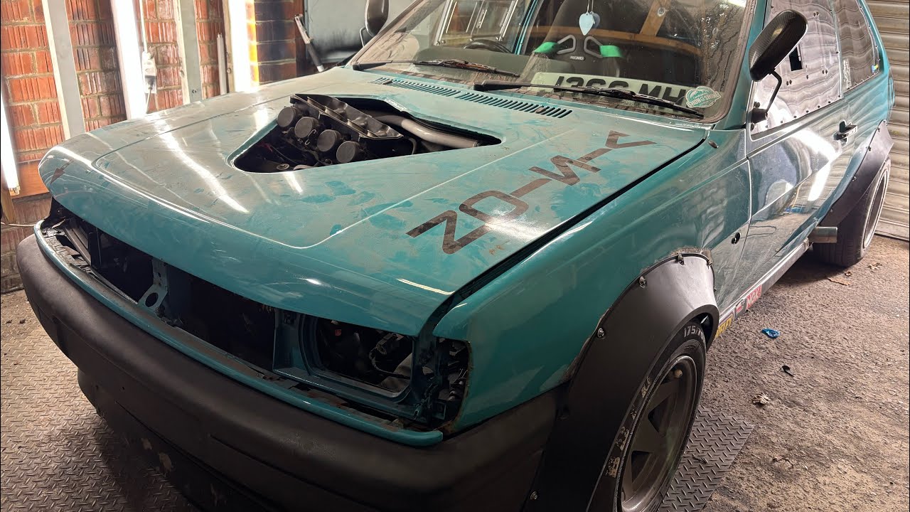 Mk2f polo wide arch’s work - YouTube