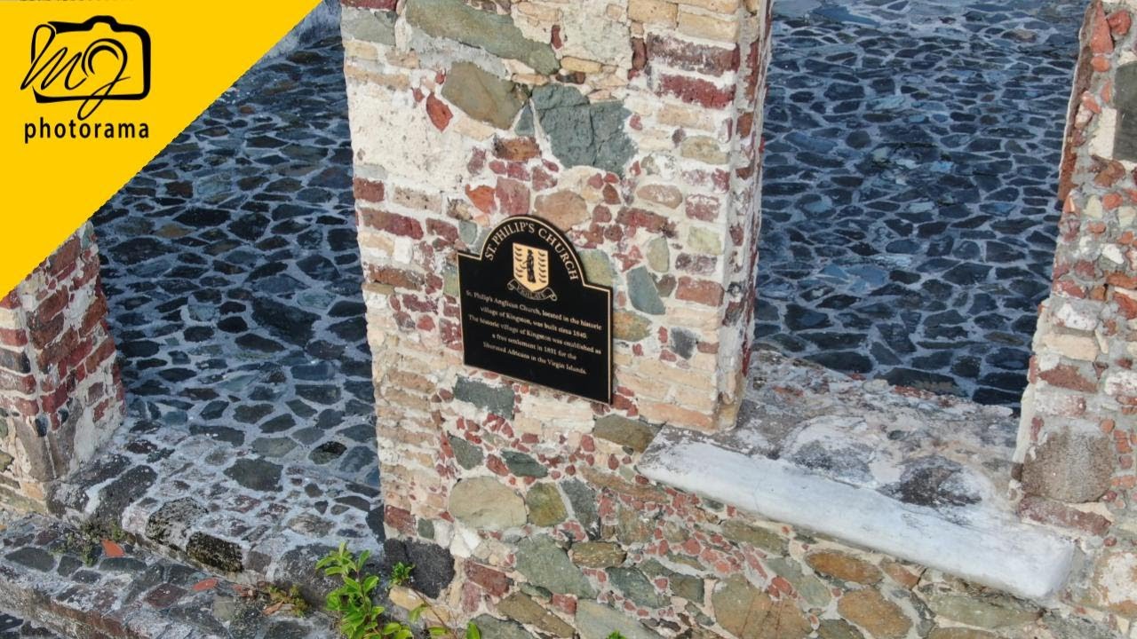 Drone Footage Of Historical Site - St Phillips Anglican Church Tortola ...