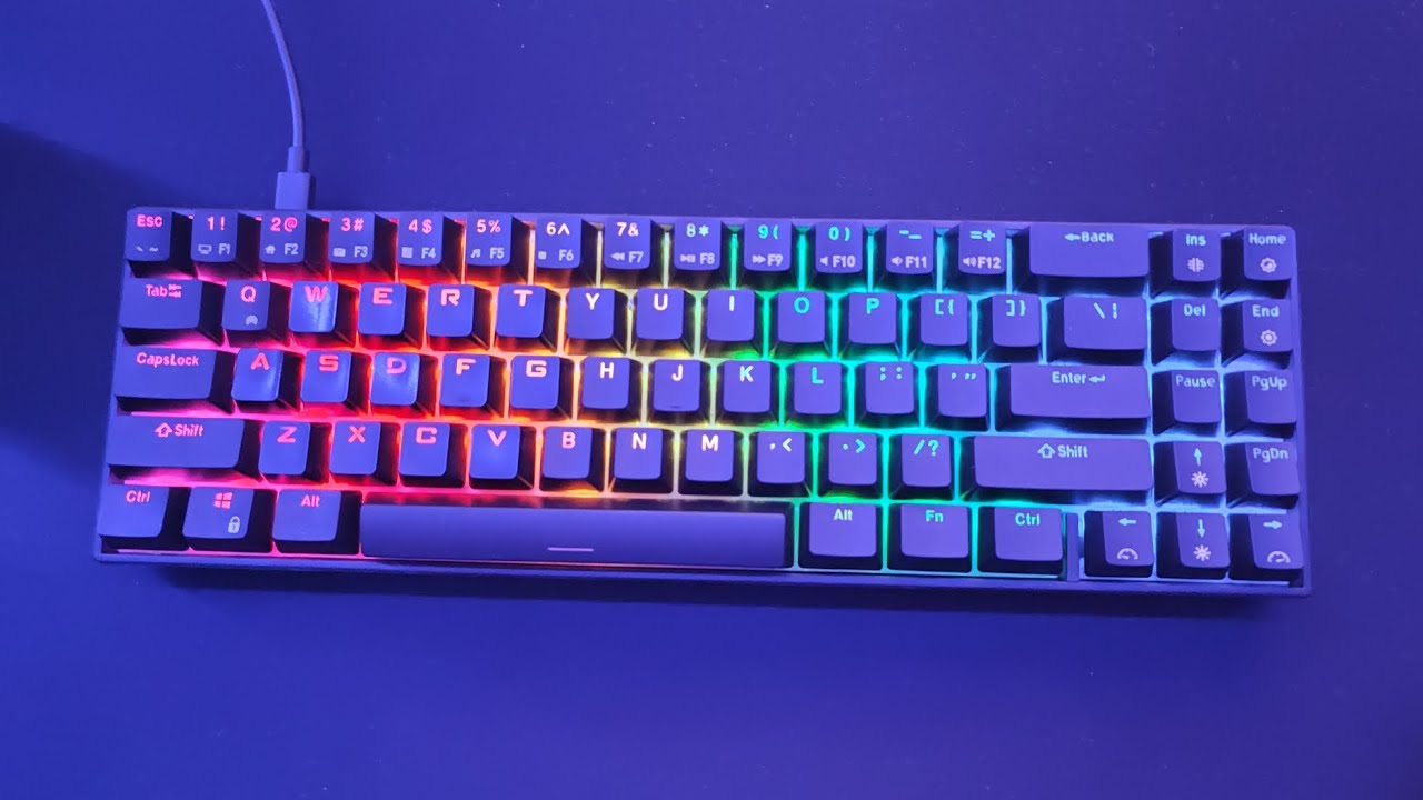 RK71 (brown switches) sound test - YouTube