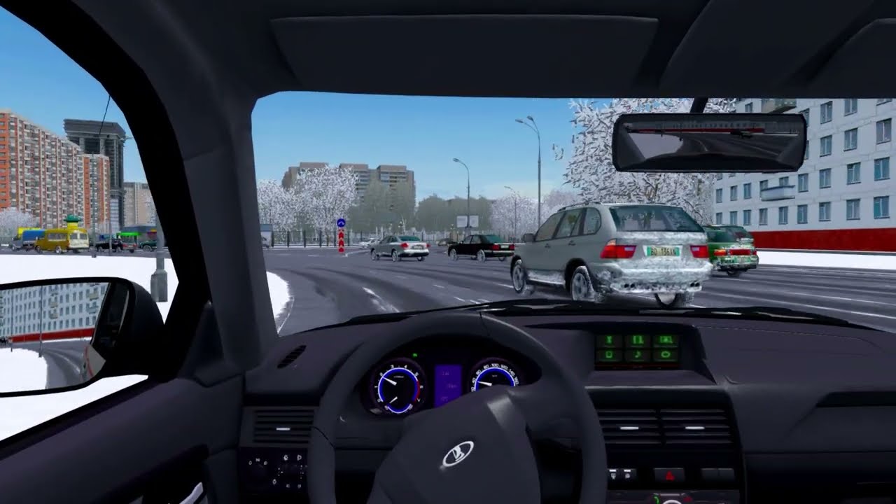 City Car Driving - Lada Priora 2014 - Normal Driving - YouTube