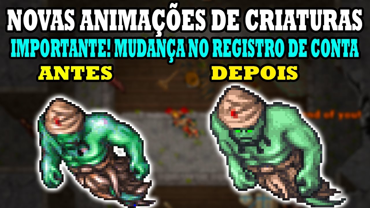 Tibia - Novos Gráficos e animações de Criaturas, Mudança importante no ...
