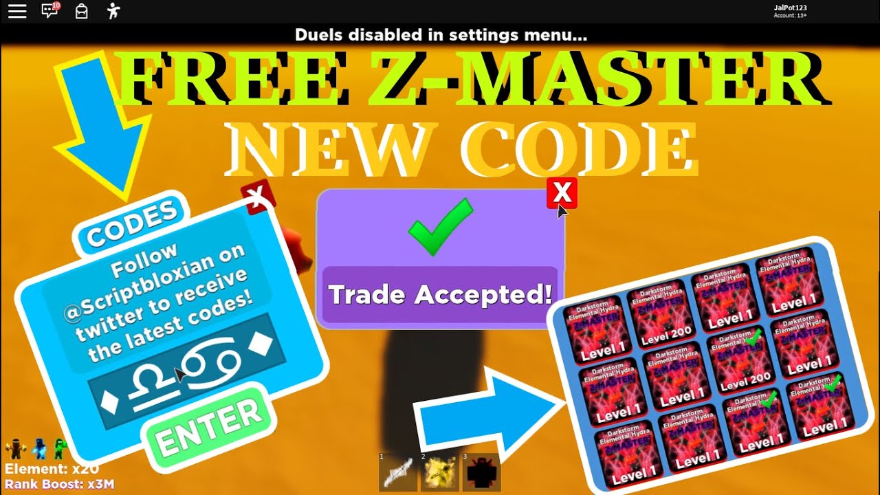 Get Free Z-Master Pets!! New Latest Codes!! - Roblox Ninja Legends ...