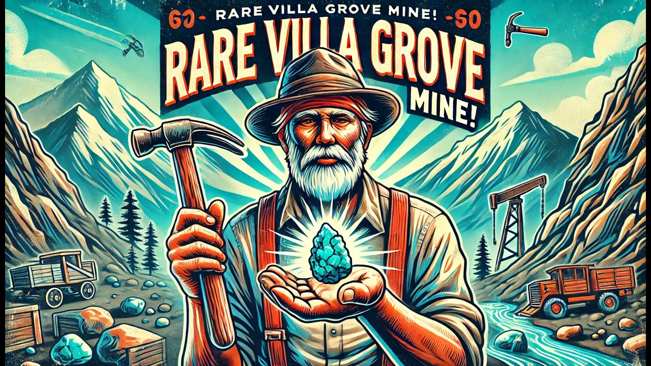 Uncovering Rare Turquoise at Villa Grove Mine! - YouTube