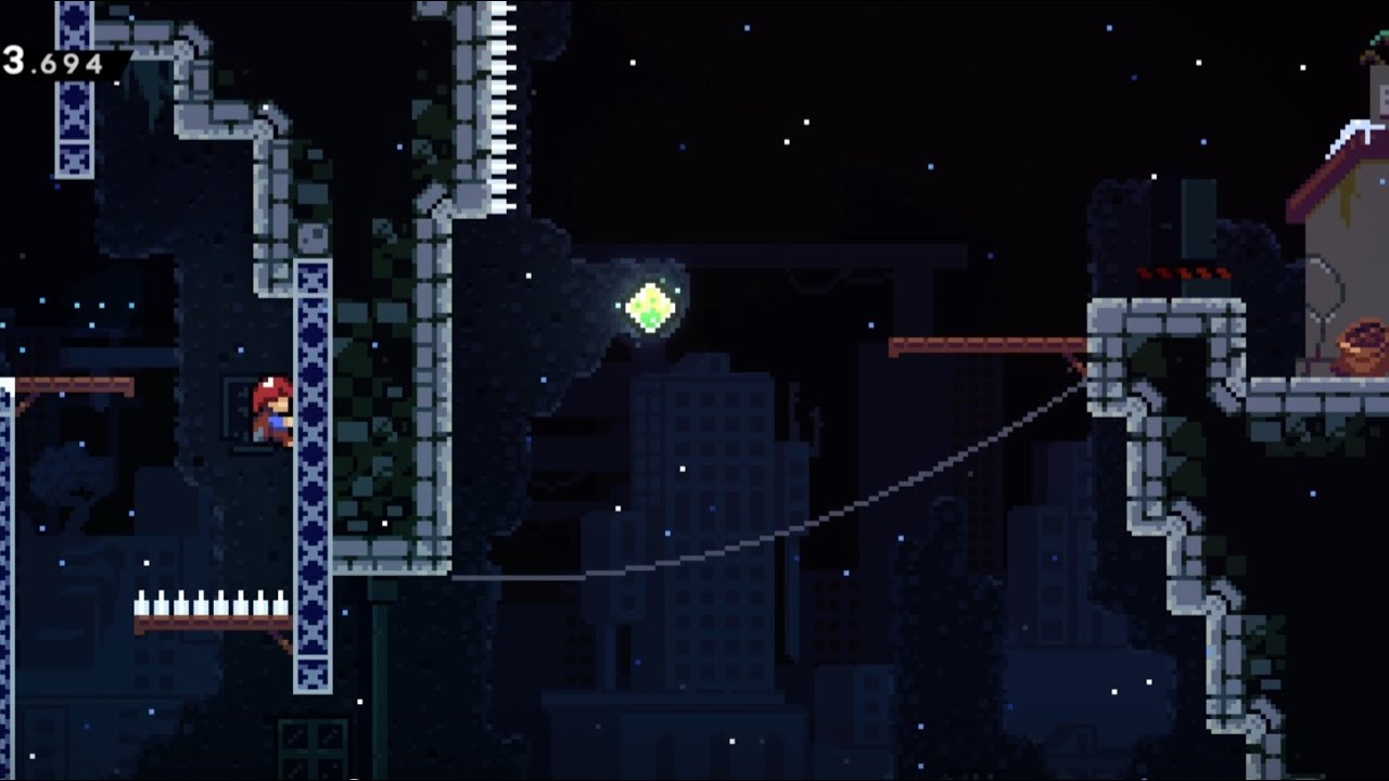 Celeste speedrun/walkthrough pt2 1:59.833 - YouTube