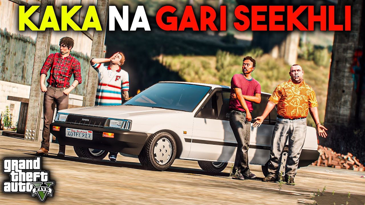 kAKA DRIVING COROLLA 86 FOR THE FIRST TIME | GTA 5 MODS GAMEPLAY - YouTube