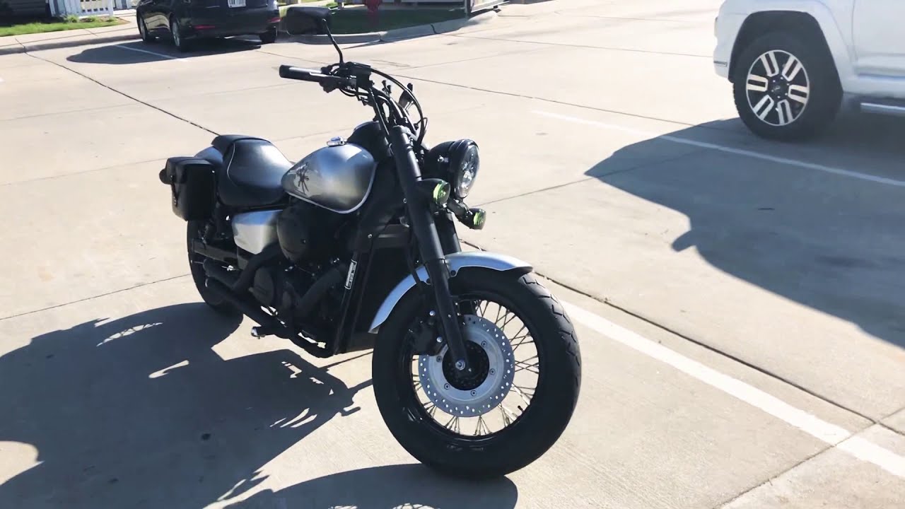 2015 Honda Shadow Phantom EBay modification - YouTube