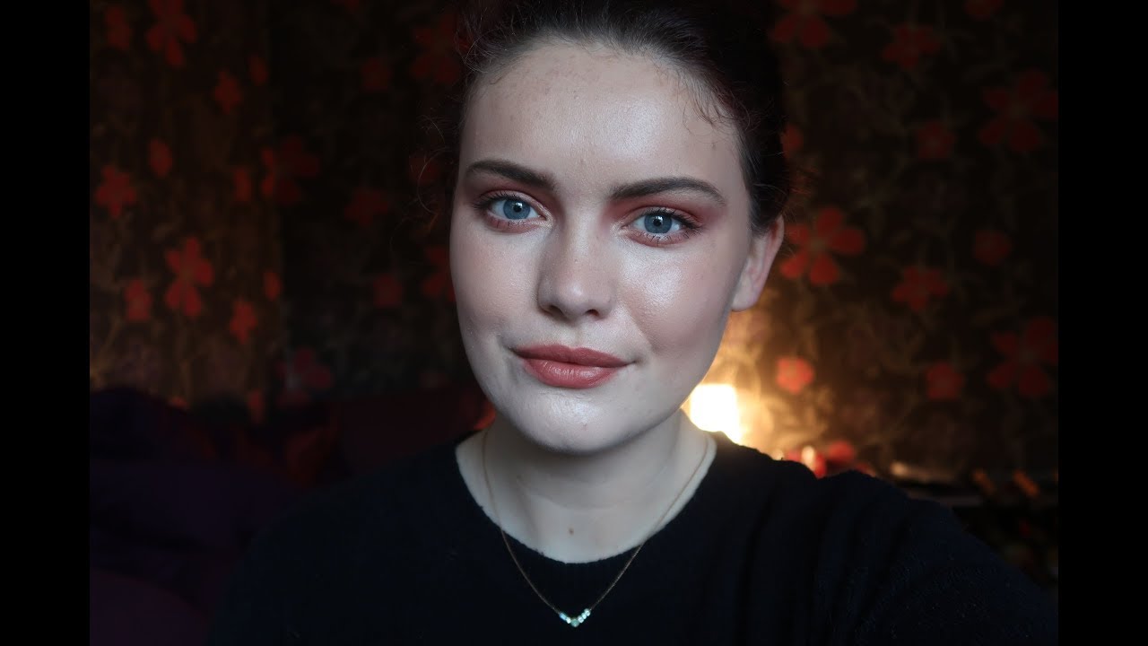 Orange Glowy Monochrome Makeup | Clean Beauty | Isabella - YouTube