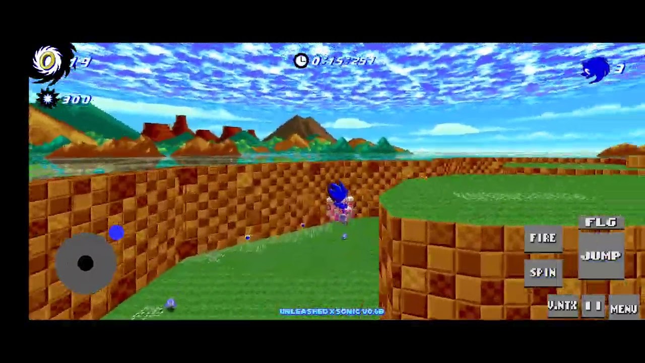 [#srb2] UXS unleashed xsonic demo in big flower zone - YouTube