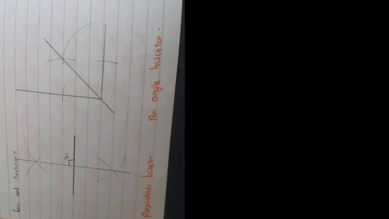 GCSE Maths loci and constructions in under 30 seconds !!! - YouTube