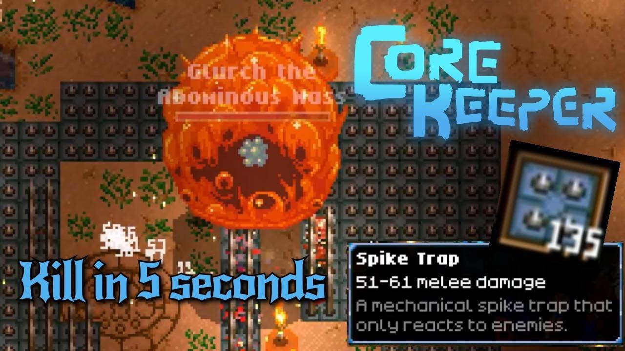 Core Keeper Best Strategy to Beat Glurch the Abominous Mass in 5 ...