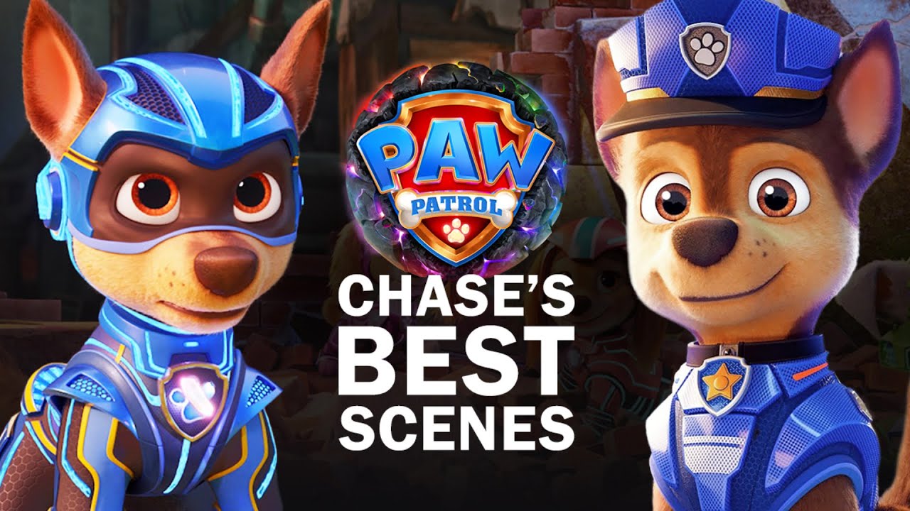 PAW Patrol - Chase's Best Scenes - YouTube