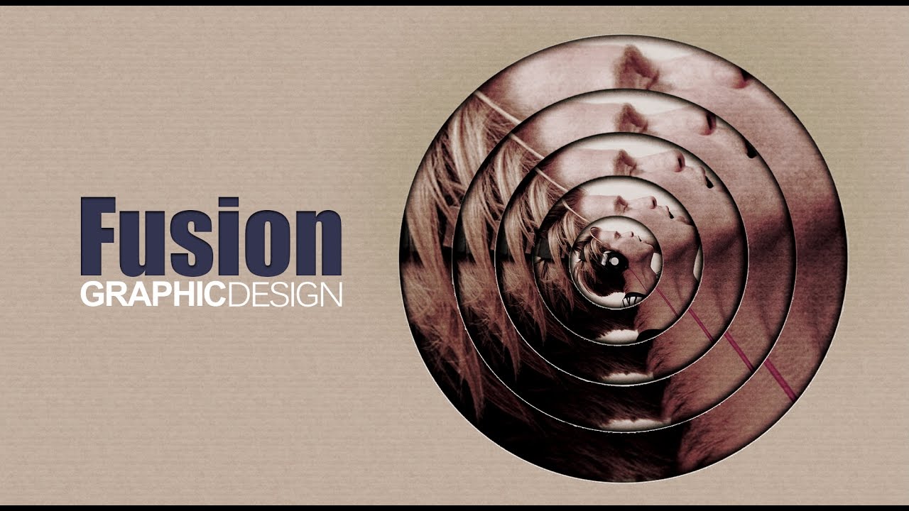 Graphic Design - Adobe Photoshop - Fusion - YouTube