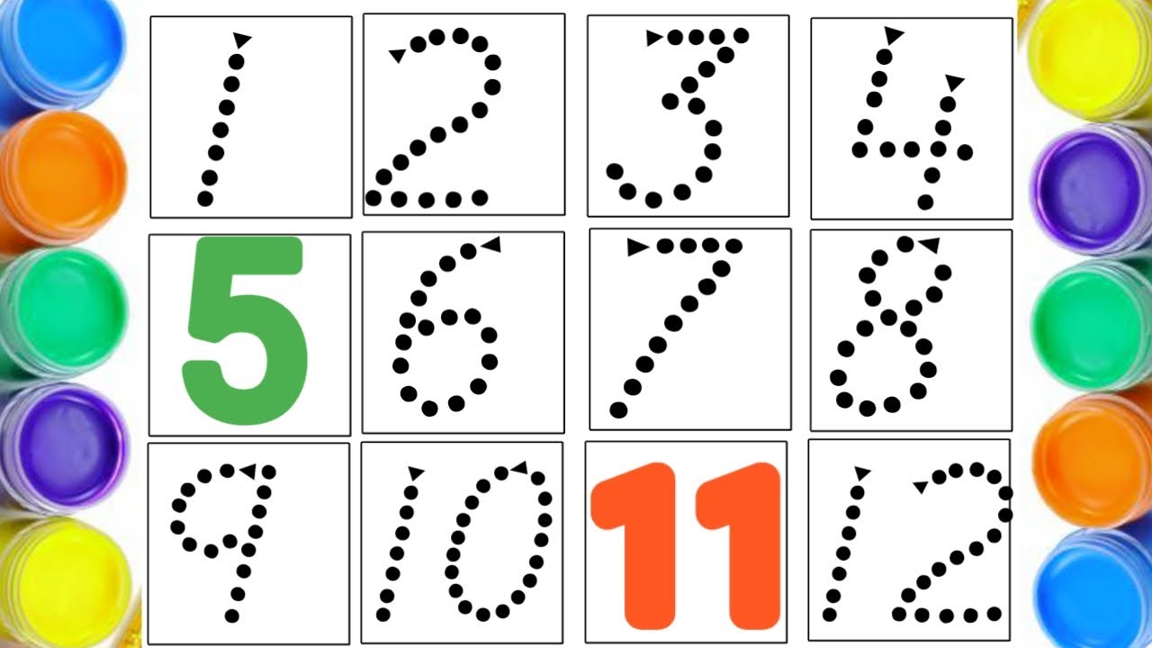 123 Number | 1234 Numbers Name | Read and Write Number | Counting | 1 ...