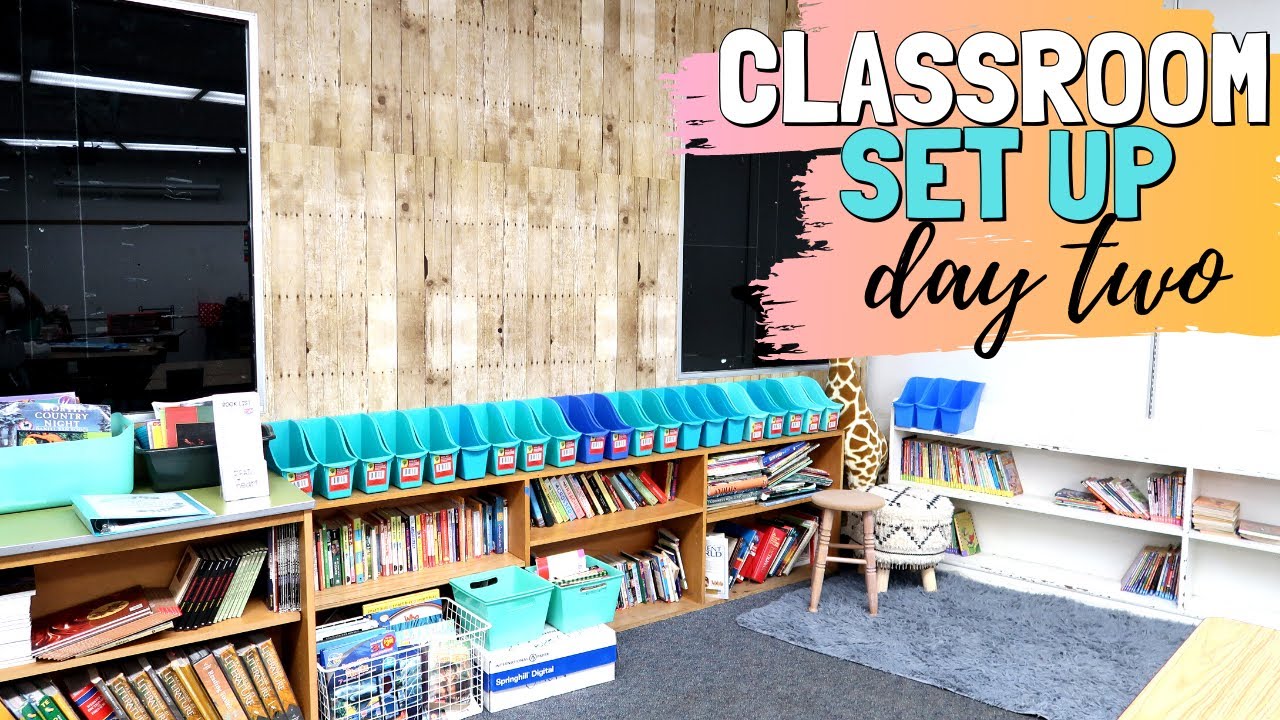 ELEMENTARY CLASSROOM SET UP | DAY 2 - YouTube