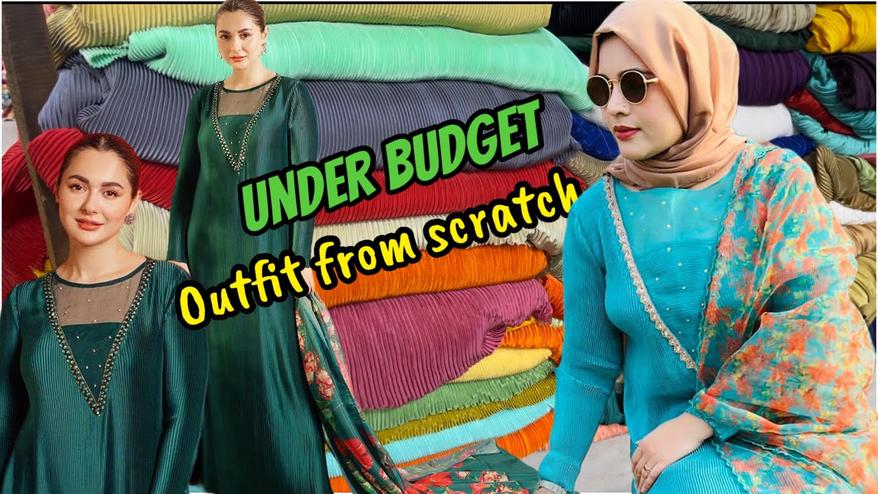 Lulusar dress design from scratch 2024 | under budget - YouTube