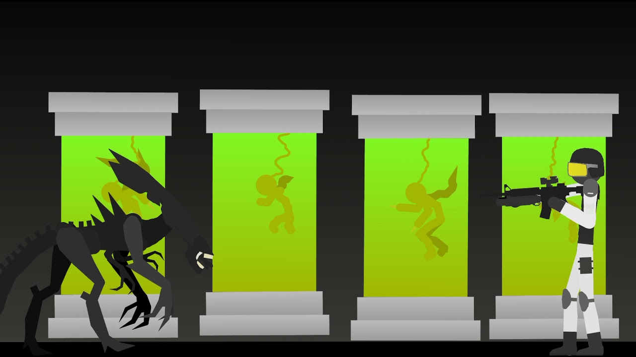 Alien attack - Stick nodes - YouTube