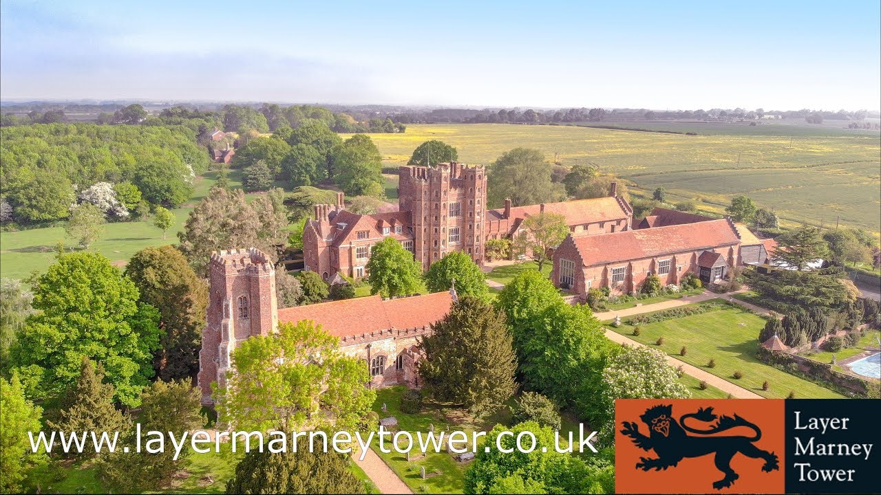 Amazing Aerial Film - Layer Marney Tower - YouTube