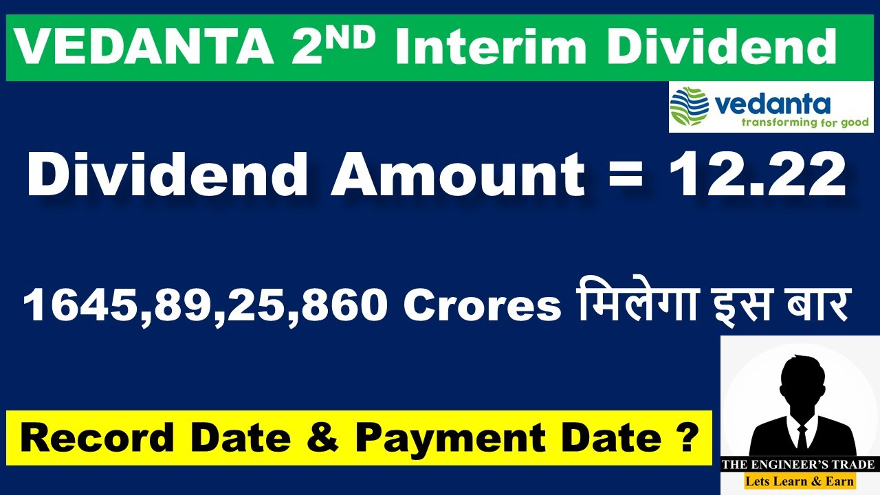 Vedanta 2nd Interim Dividend | Vedanta Dividend 2023 | Vedanta Share ...