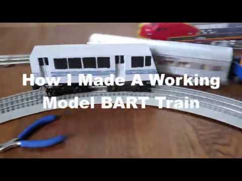 How I Made A Working Mini BART Train. - YouTube