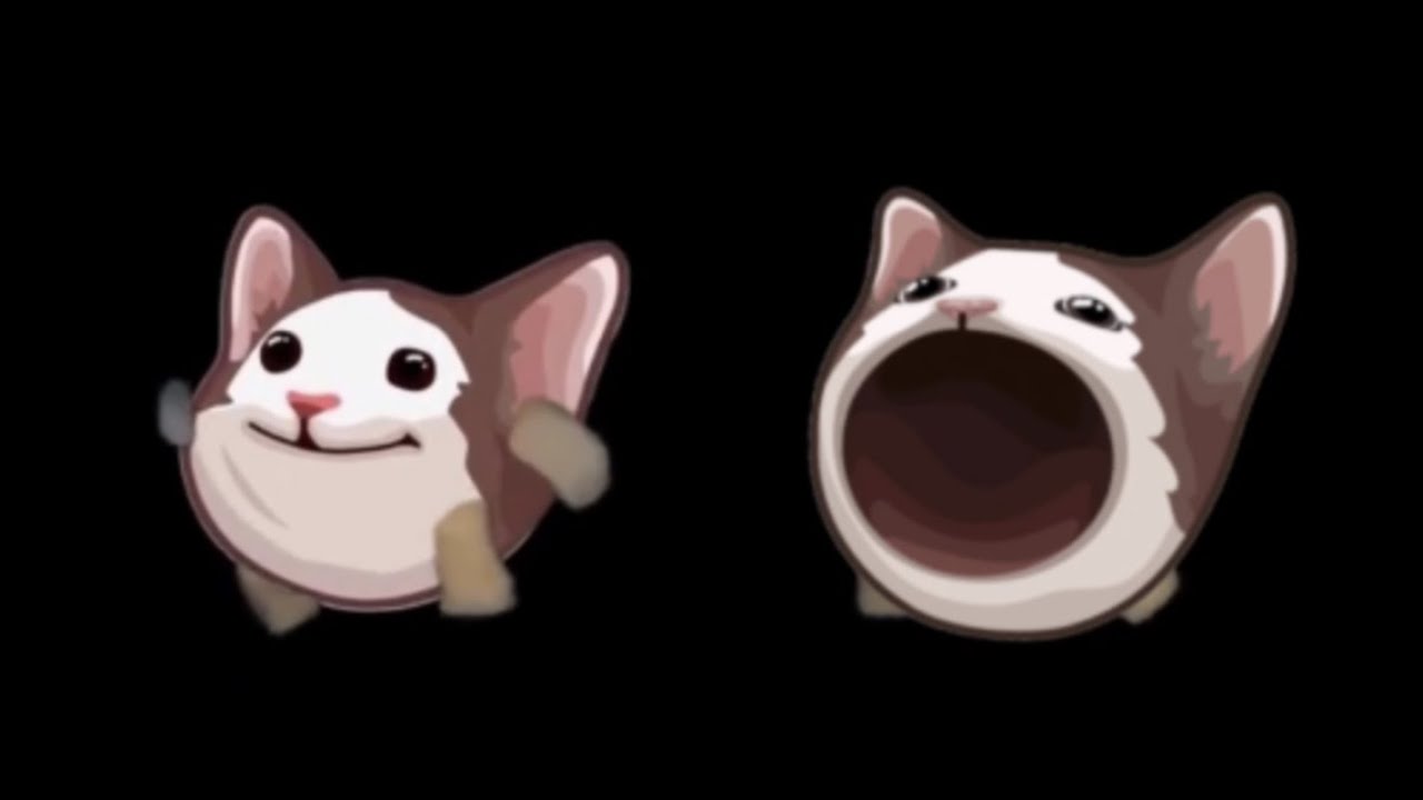 【popo猫】The Pop Cat～一边跑一边配音啵啵 - YouTube