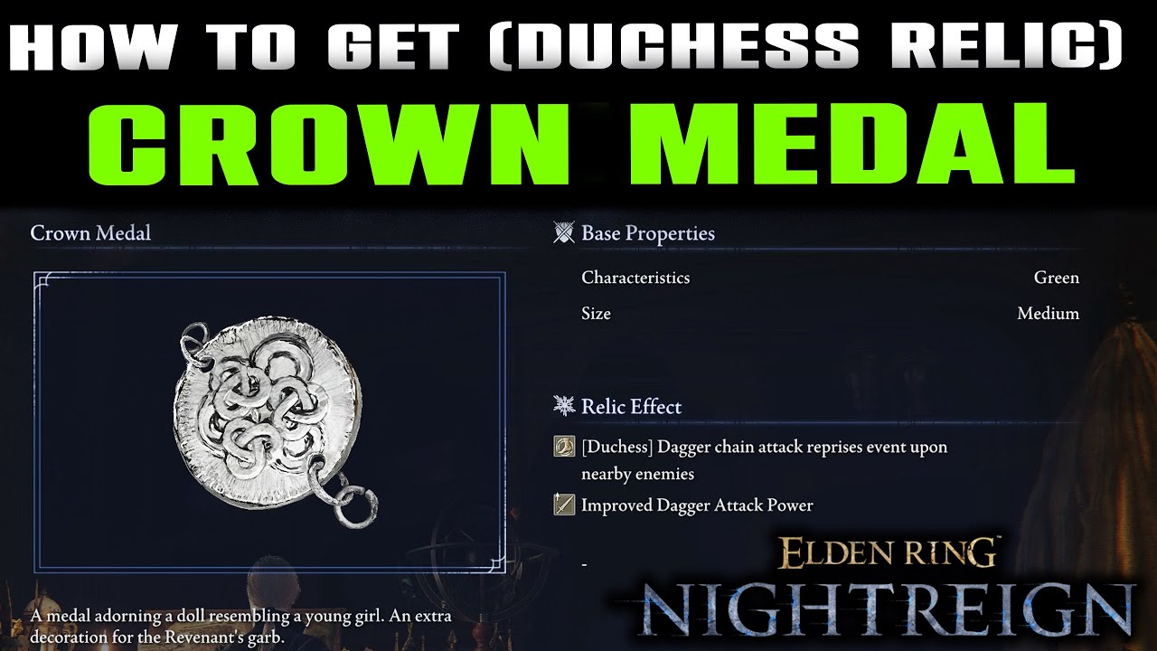 Special RELIC in Elden Ring Nightreign | How to Get CROWN MEDAL Relic ...