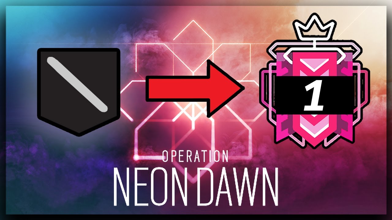 How I Got CHAMPION In Operation Neon Dawn - Ranked Highlights : Rainbow ...