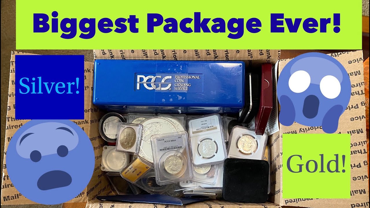 What's Inside Our Biggest Package Ever?! Silver & Gold - YouTube