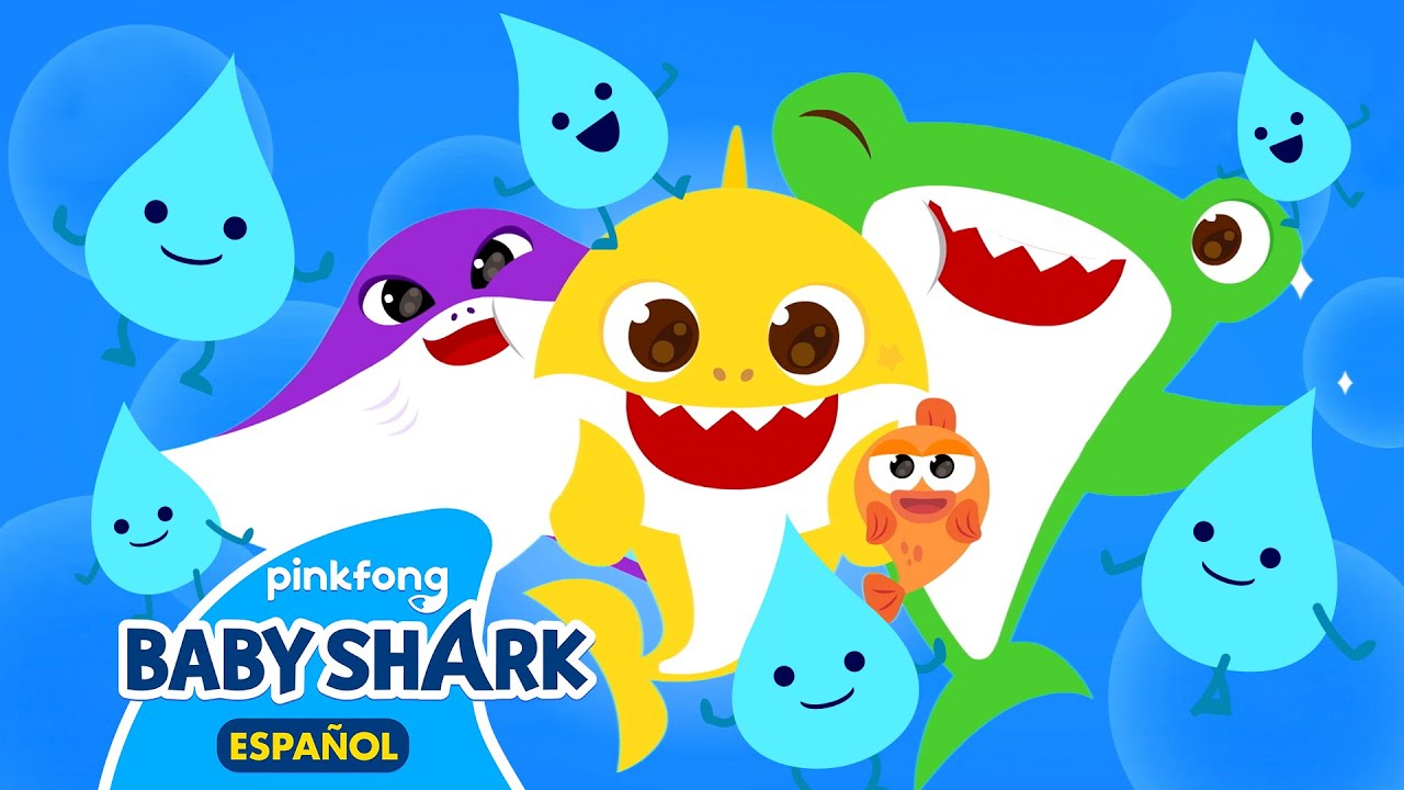 Baby Shark en español | Especial del Día Mundial de Agua💧con Tiburón ...
