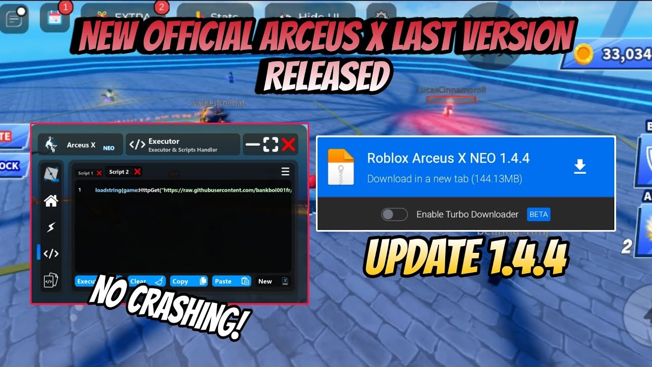 [NEW] ARCEUS X NEO EXECUTOR LASTEST VERSION 1.4.4 REALISED | NO LAG ...